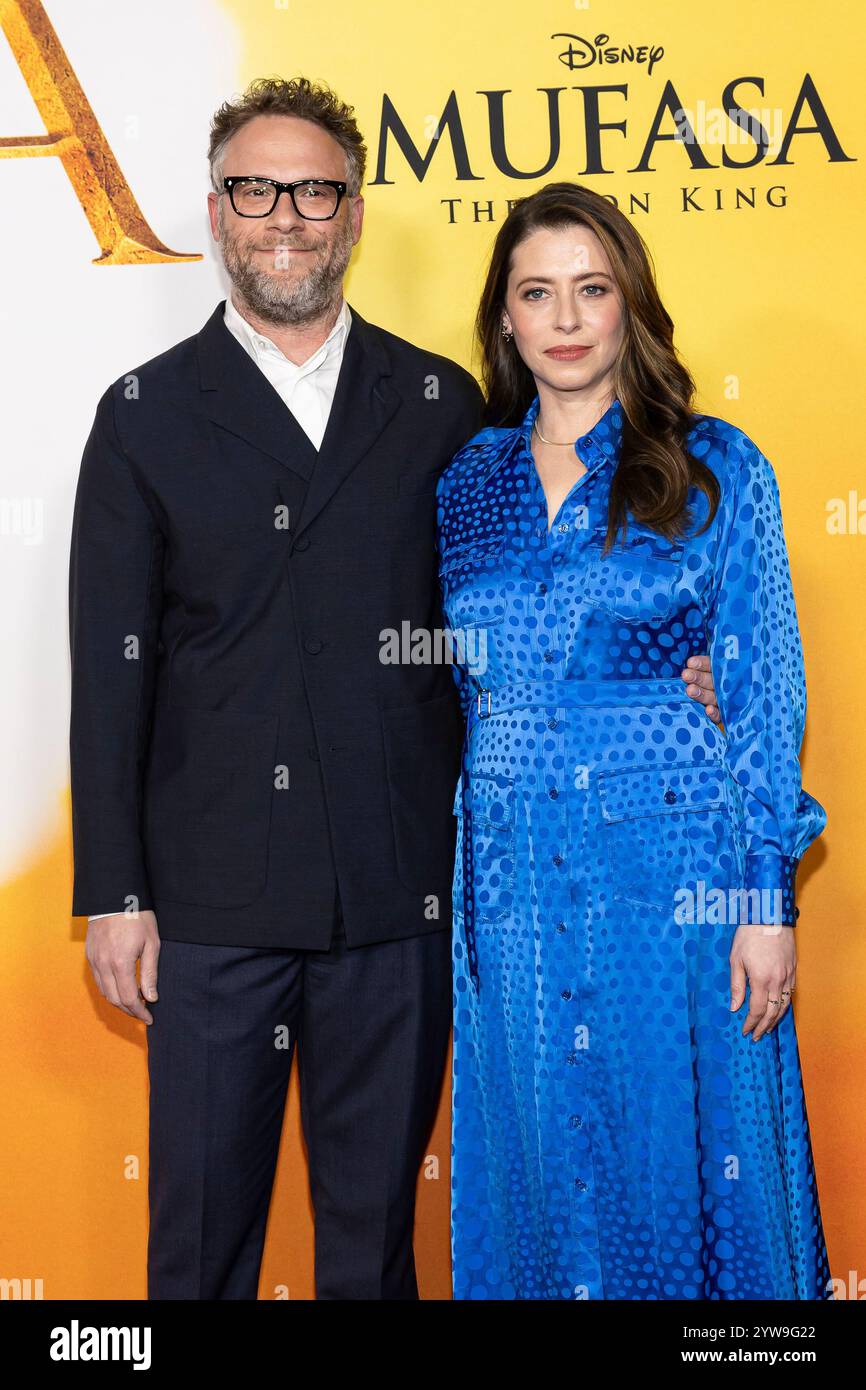 Hollywood, USA. 09th Dec, 2024. Seth Rogan and Lauren Miller attend the ...