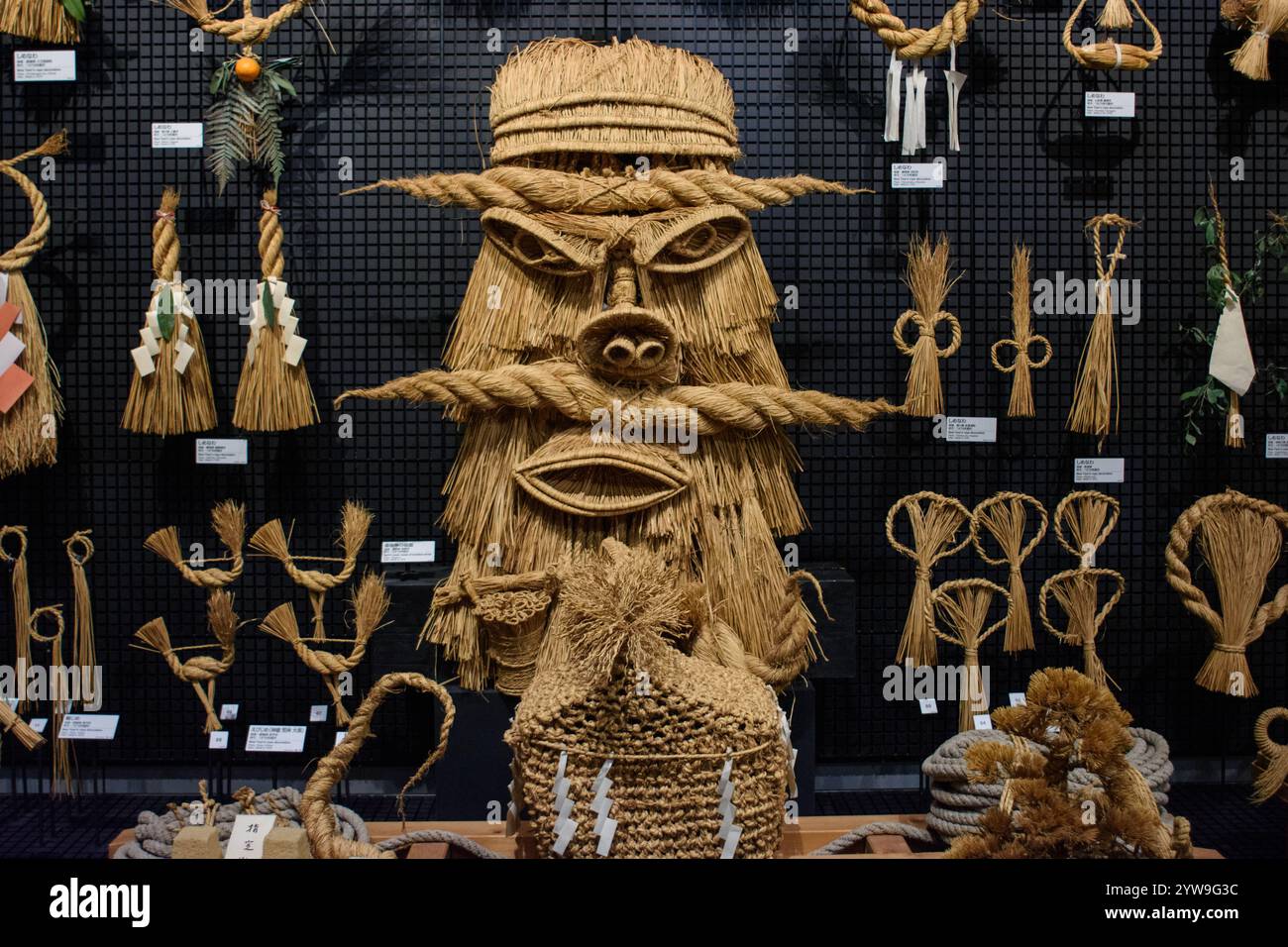 Artifacts exhibited in National Museum of Ethnology Minpaku, one of the ...