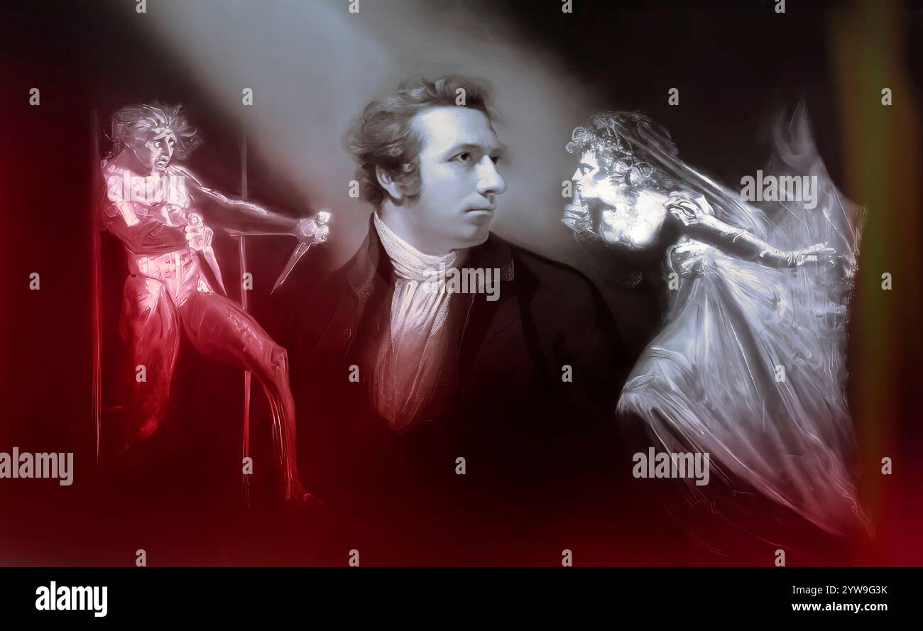 Henry Fuseli or Johann Heinrich Füssli, 1741 – 1825, Swiss painter ...