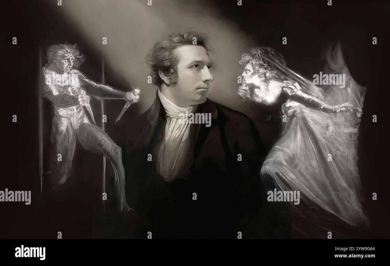 Henry Fuseli or Johann Heinrich Füssli, 1741 – 1825, Swiss painter ...