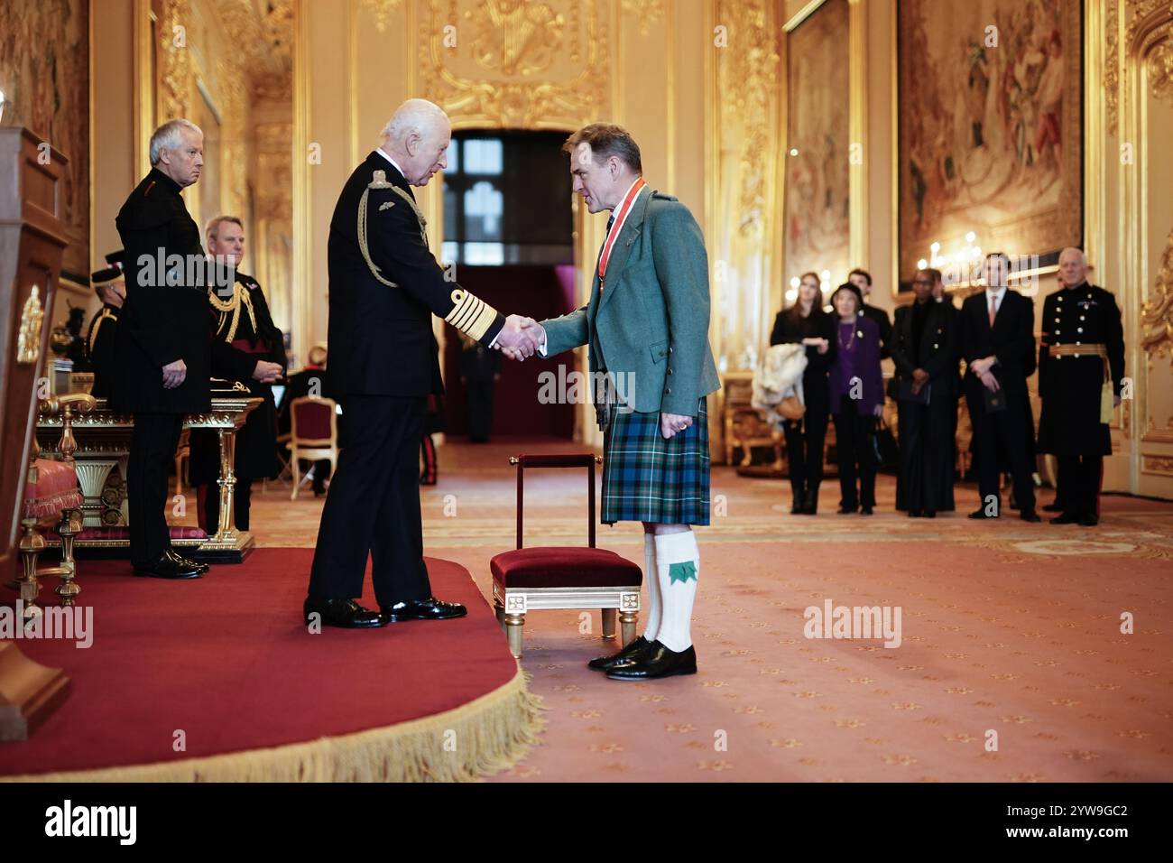 Professor Sir Niall Ferguson, from Porthcawl, Historian and Author, is made a Knight Bachelor by ...