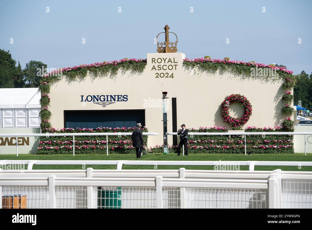 Ascot, Berkshire, UK. 18th June, 2024. The Winners Post at Ascot ...