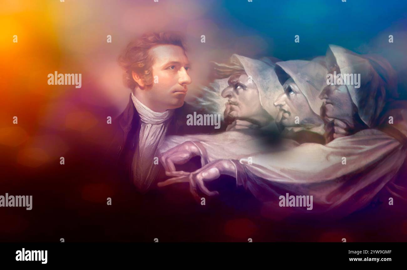 Henry Fuseli or Johann Heinrich Füssli, 1741 – 1825, Swiss painter ...