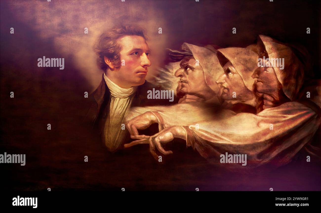 Henry Fuseli or Johann Heinrich Füssli, 1741 – 1825, Swiss painter ...