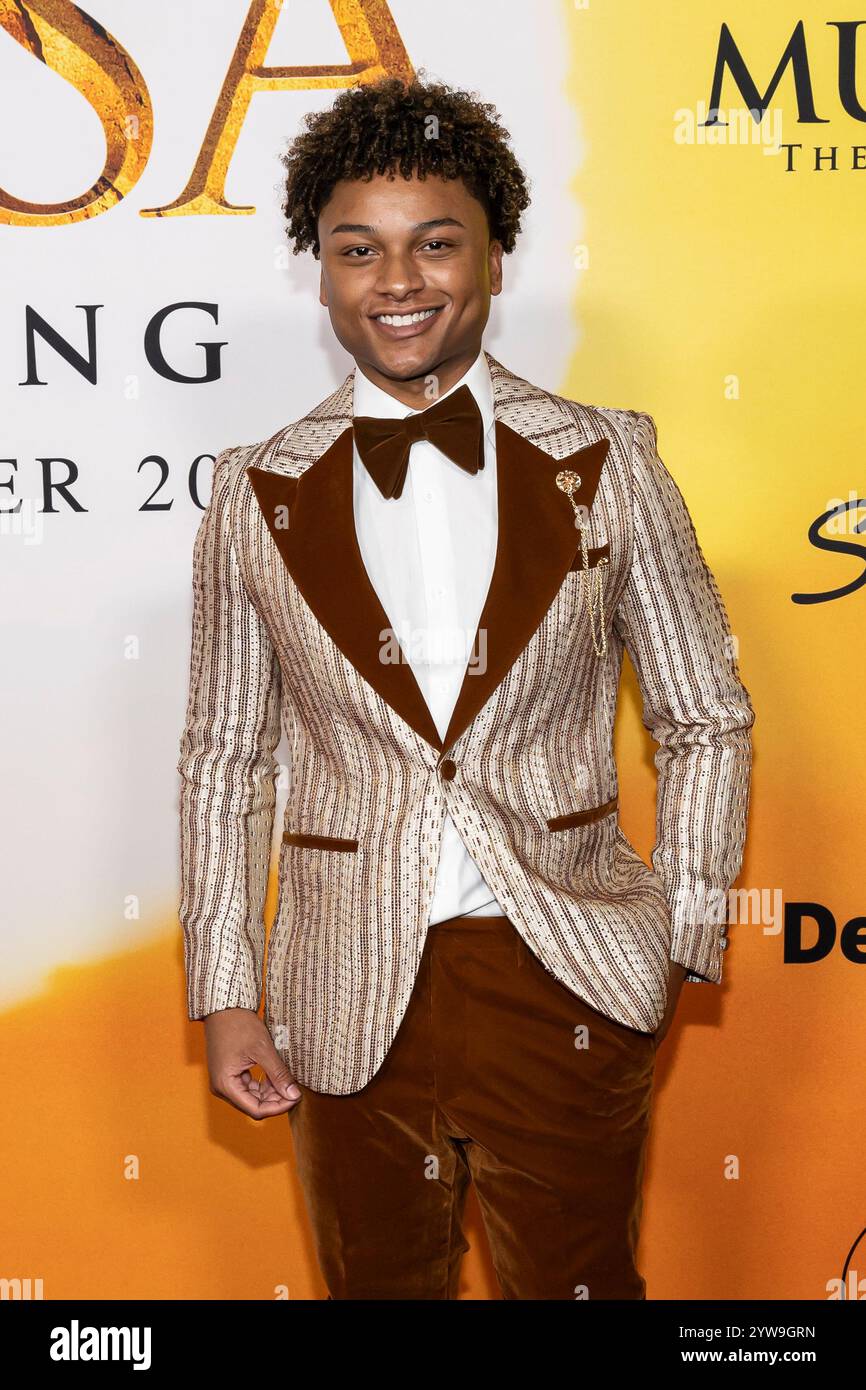 Hollywood, USA. 09th Dec, 2024. Andre Swilley attends the arrivals of ...