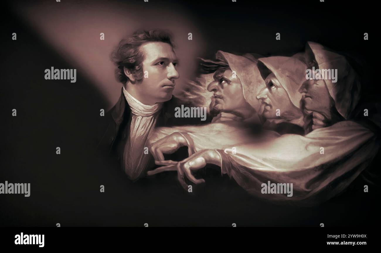 Henry Fuseli or Johann Heinrich Füssli, 1741 – 1825, Swiss painter ...