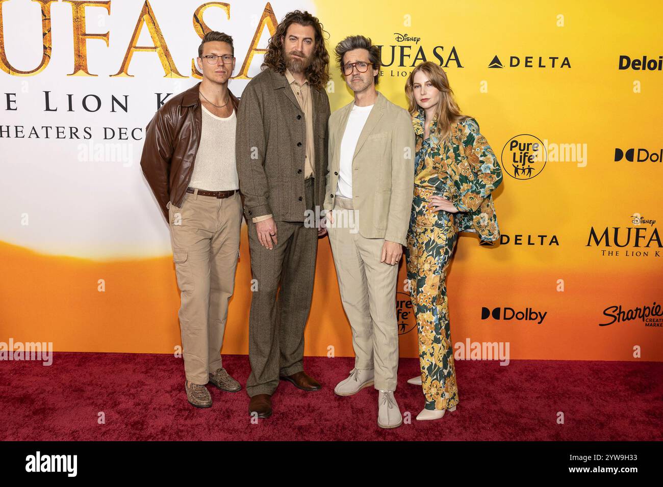 Hollywood, USA. 09th Dec, 2024. Josh Scherer, Rhett, Link and Stevie ...