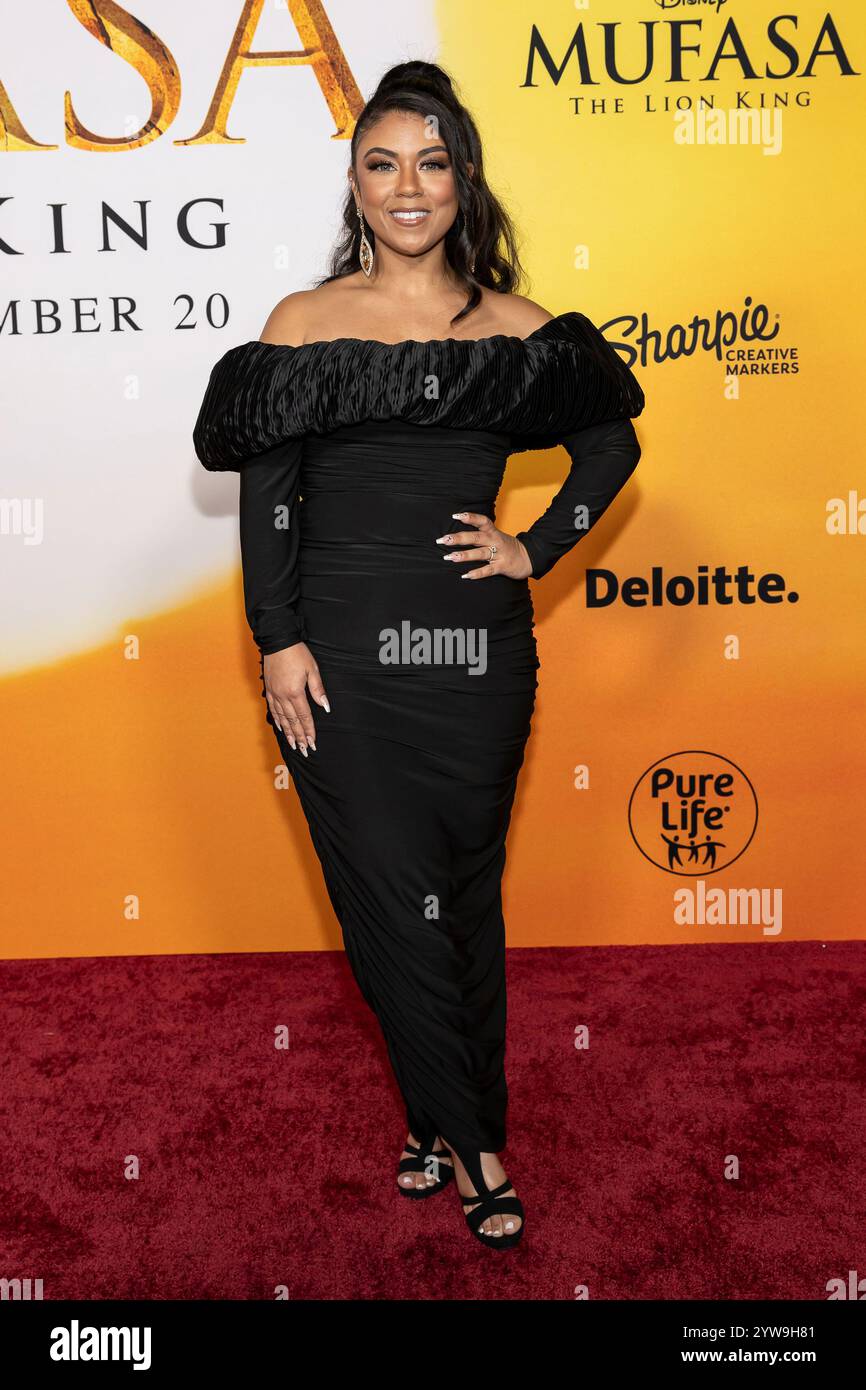 Hollywood, USA. 09th Dec, 2024. Brandi Marie King attends the arrivals ...
