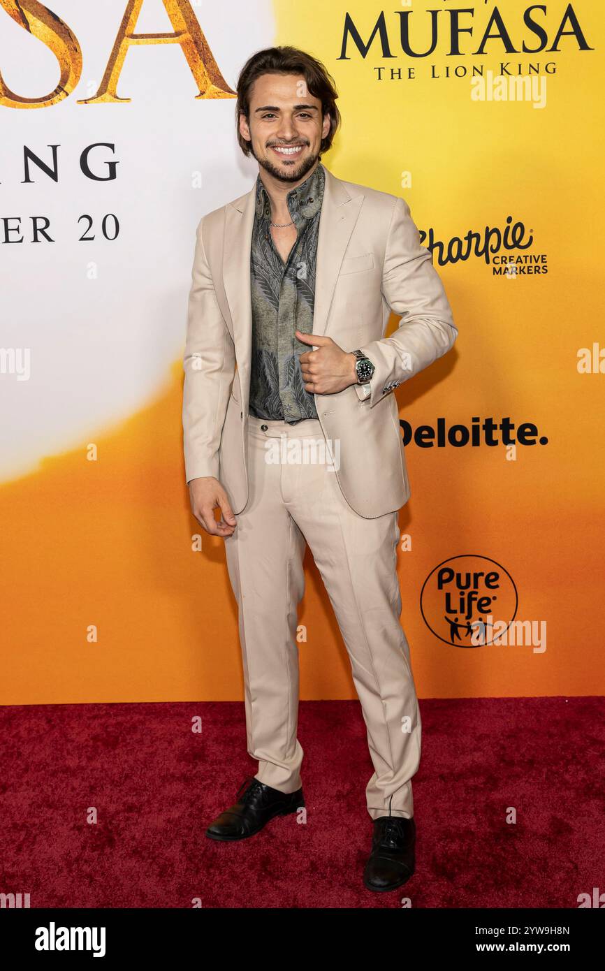 Hollywood, USA. 09th Dec, 2024. Fabio Farati attends the arrivals of ...