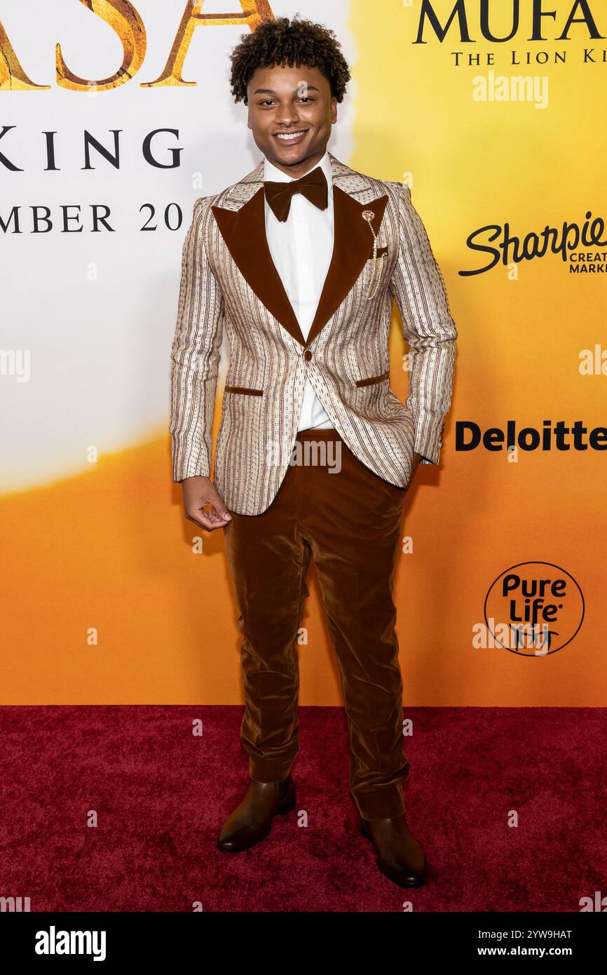 Hollywood, USA. 09th Dec, 2024. Andre Swilley attends the arrivals of ...