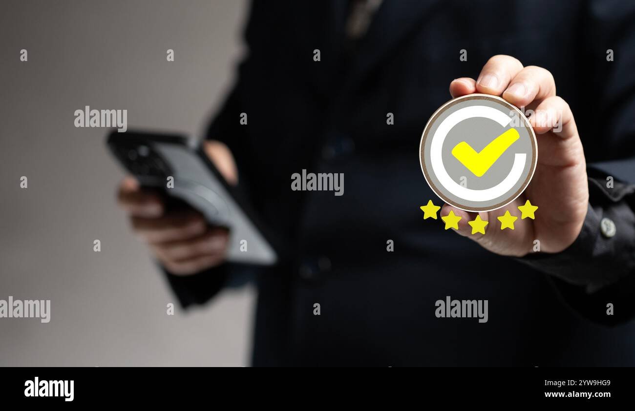 Customer satisfaction concept. Customer services best excellent ...