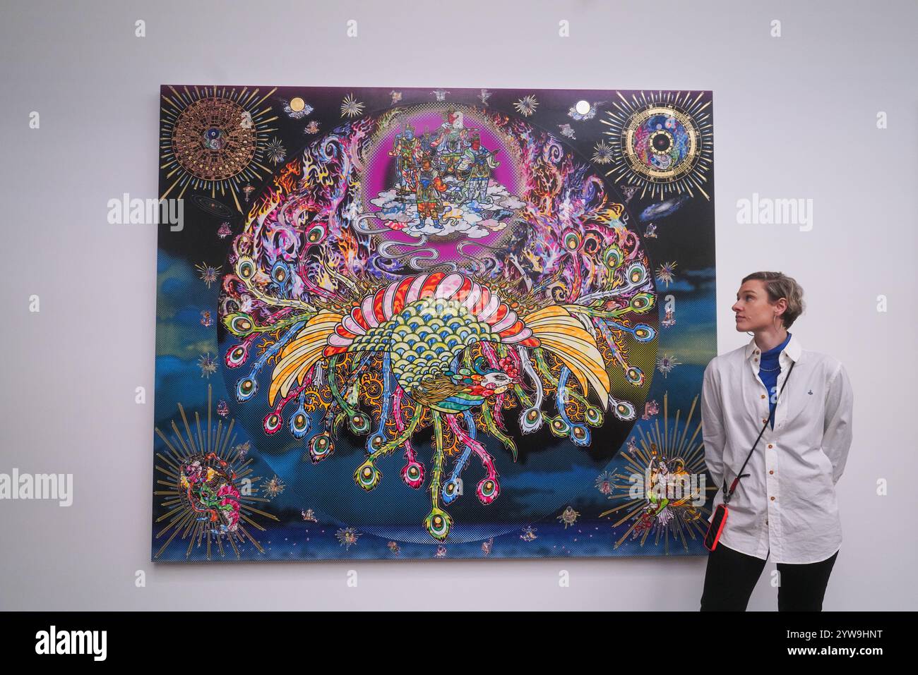 London, UK. 10D December 2024 Staff with Blue Dragon Soars Through the ...