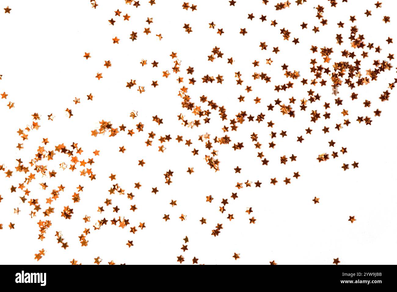 Golden stars falling on Cut Out Stock Images & Pictures - Alamy