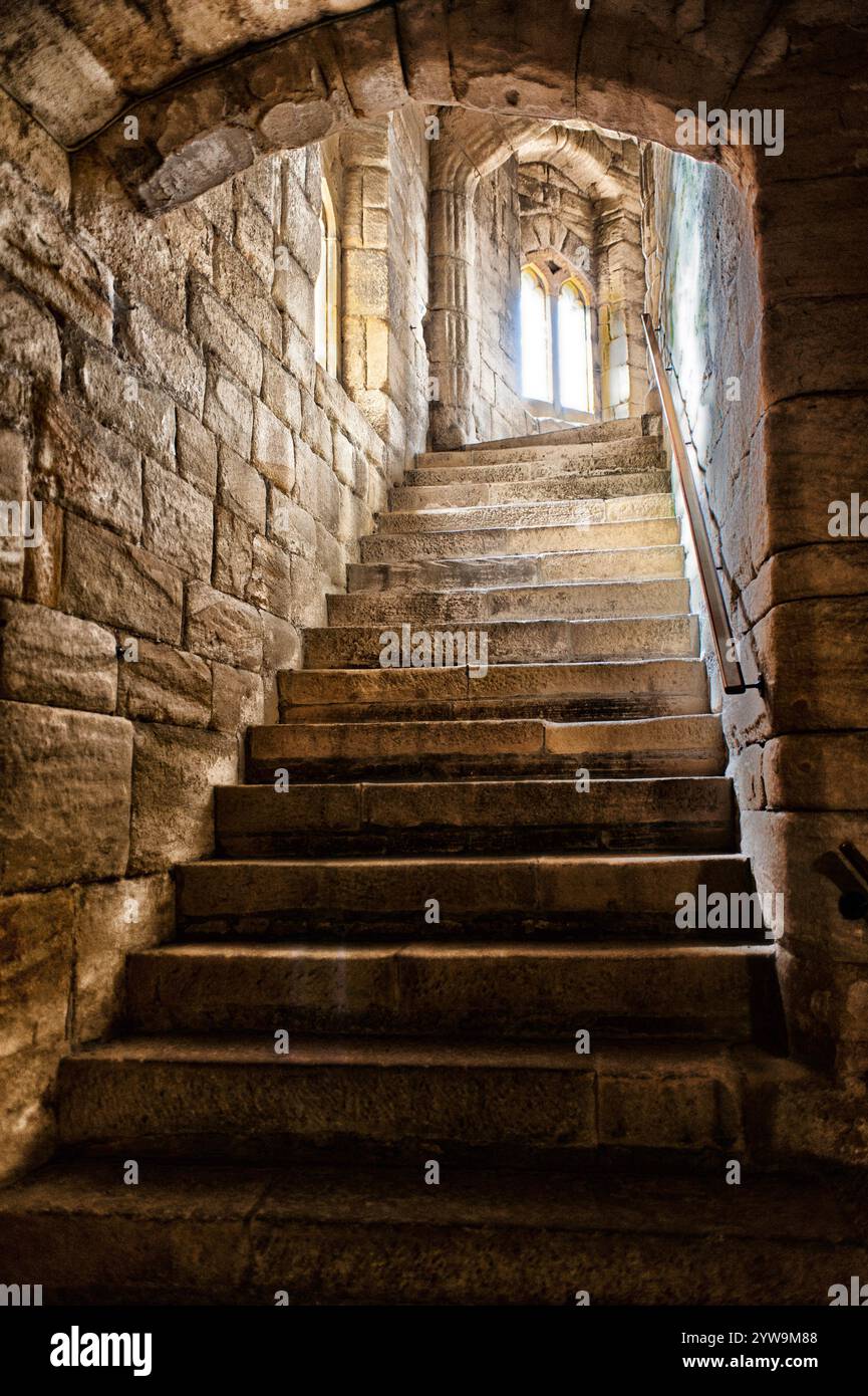 Stone castle interior hi-res stock photography and images - Alamy