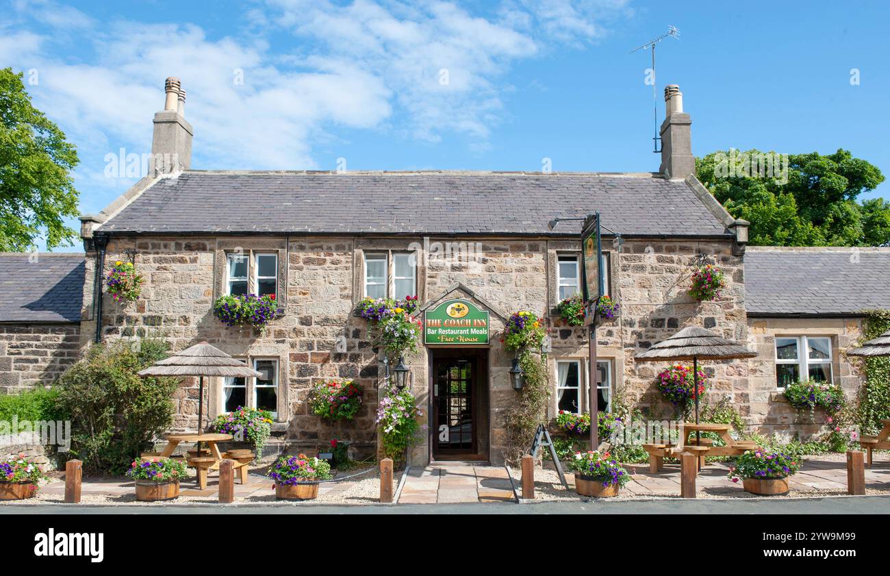 The Coach Inn - public house - Main Street, Lesbury, Alnmouh ...