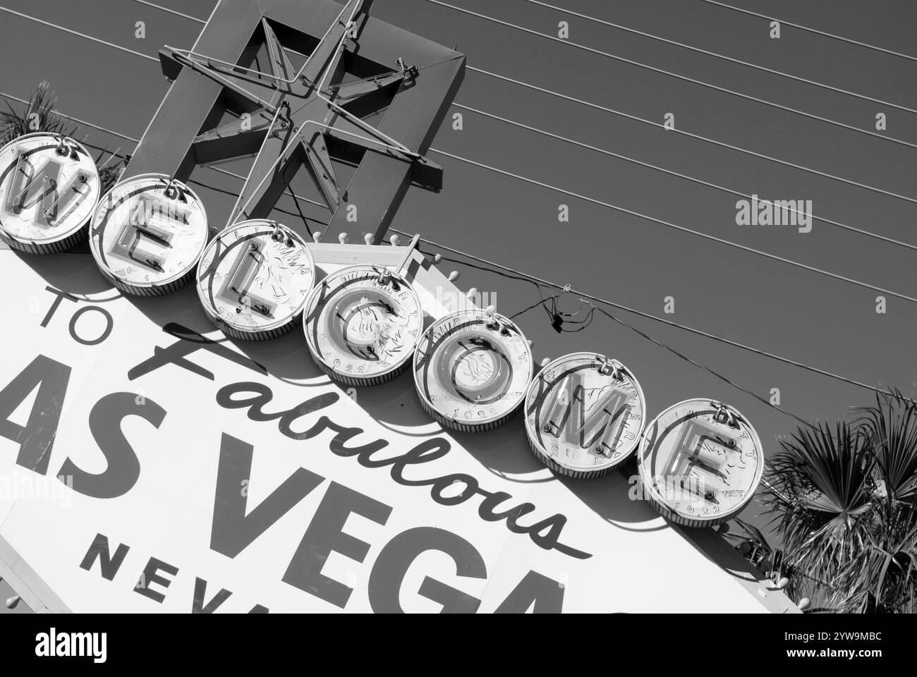 The iconic "Welcome to Fabulous Las Vegas, Nevada" sign, a historic ...