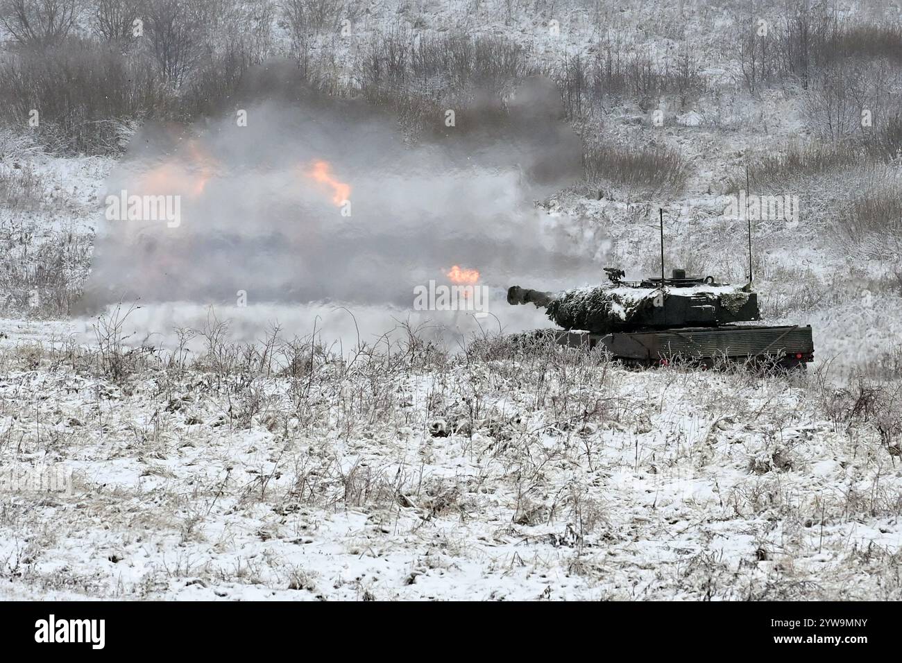 Brezina, Czech Republic. 10th Dec, 2024. 73rd Tank Battalion of Czech ...