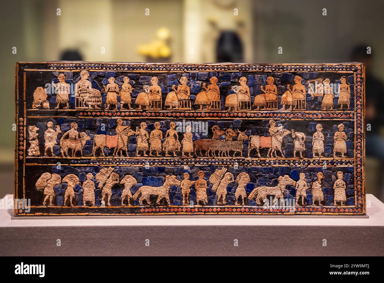 The Standard of Ur, British Museum, London Stock Photo - Alamy