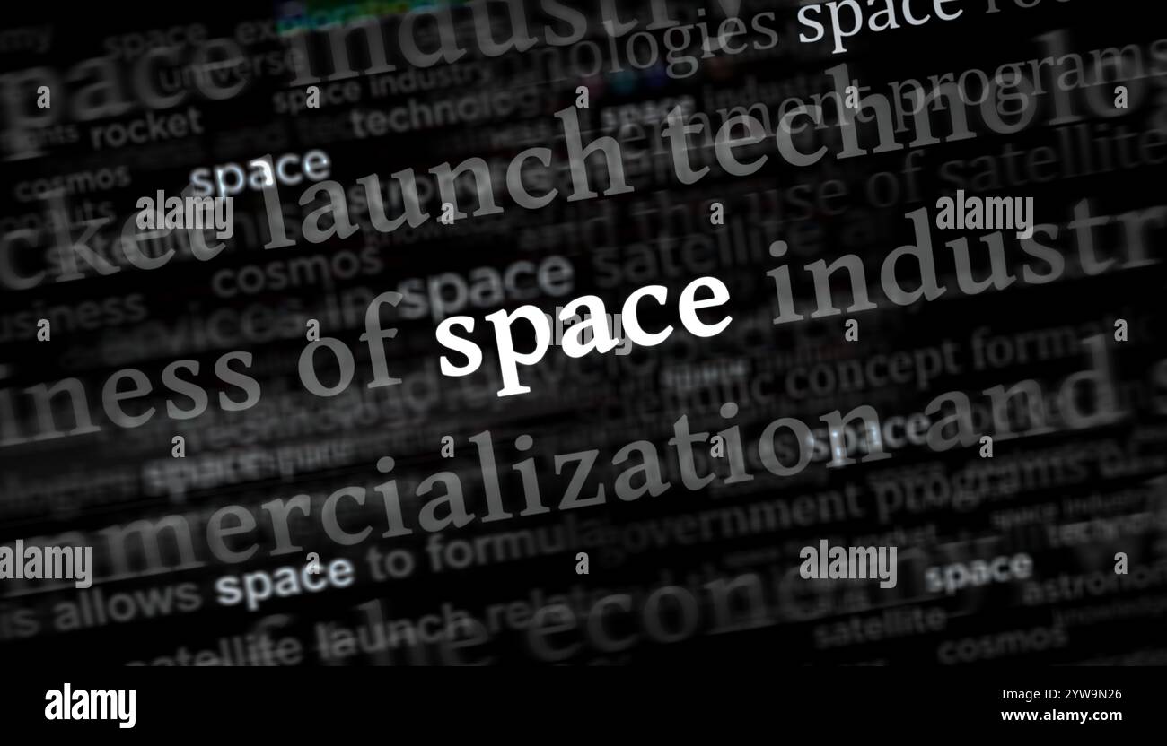Space industry science research headline hi-res stock photography and ...