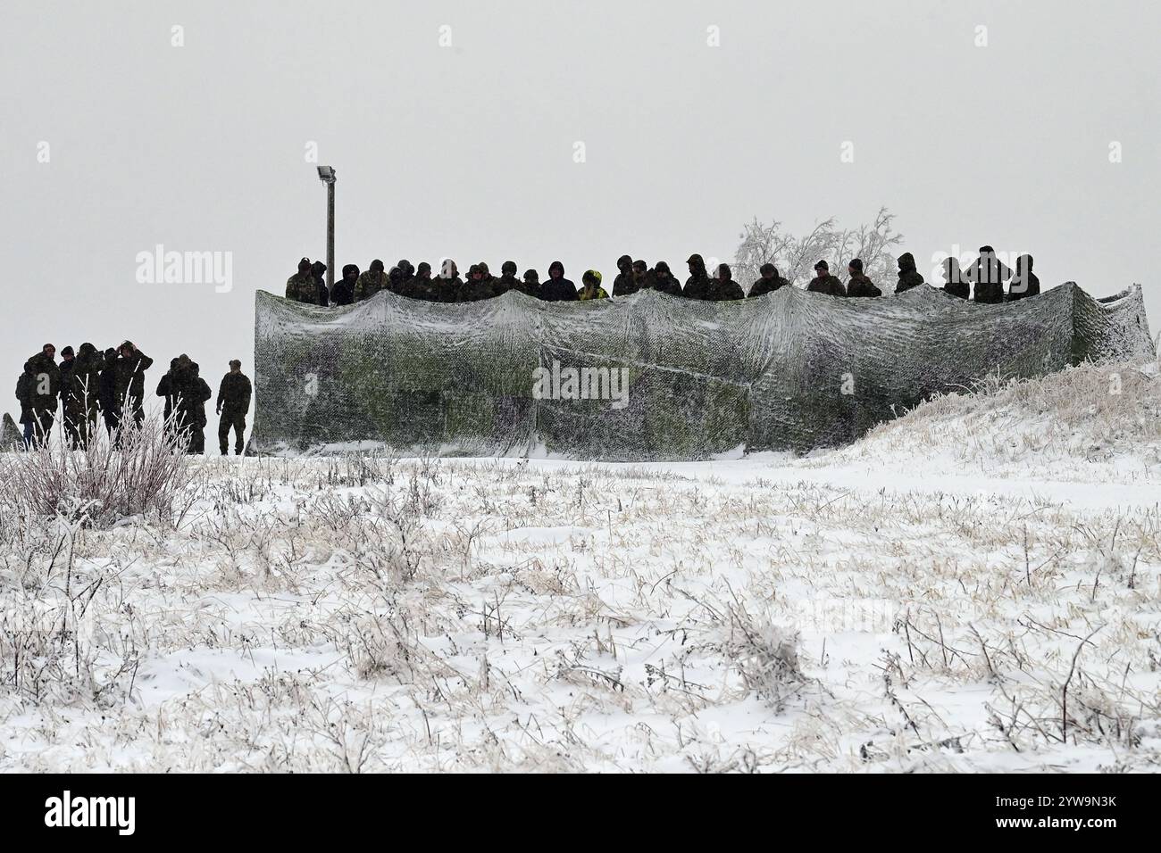 Brezina, Czech Republic. 10th Dec, 2024. 73rd Tank Battalion of Czech ...