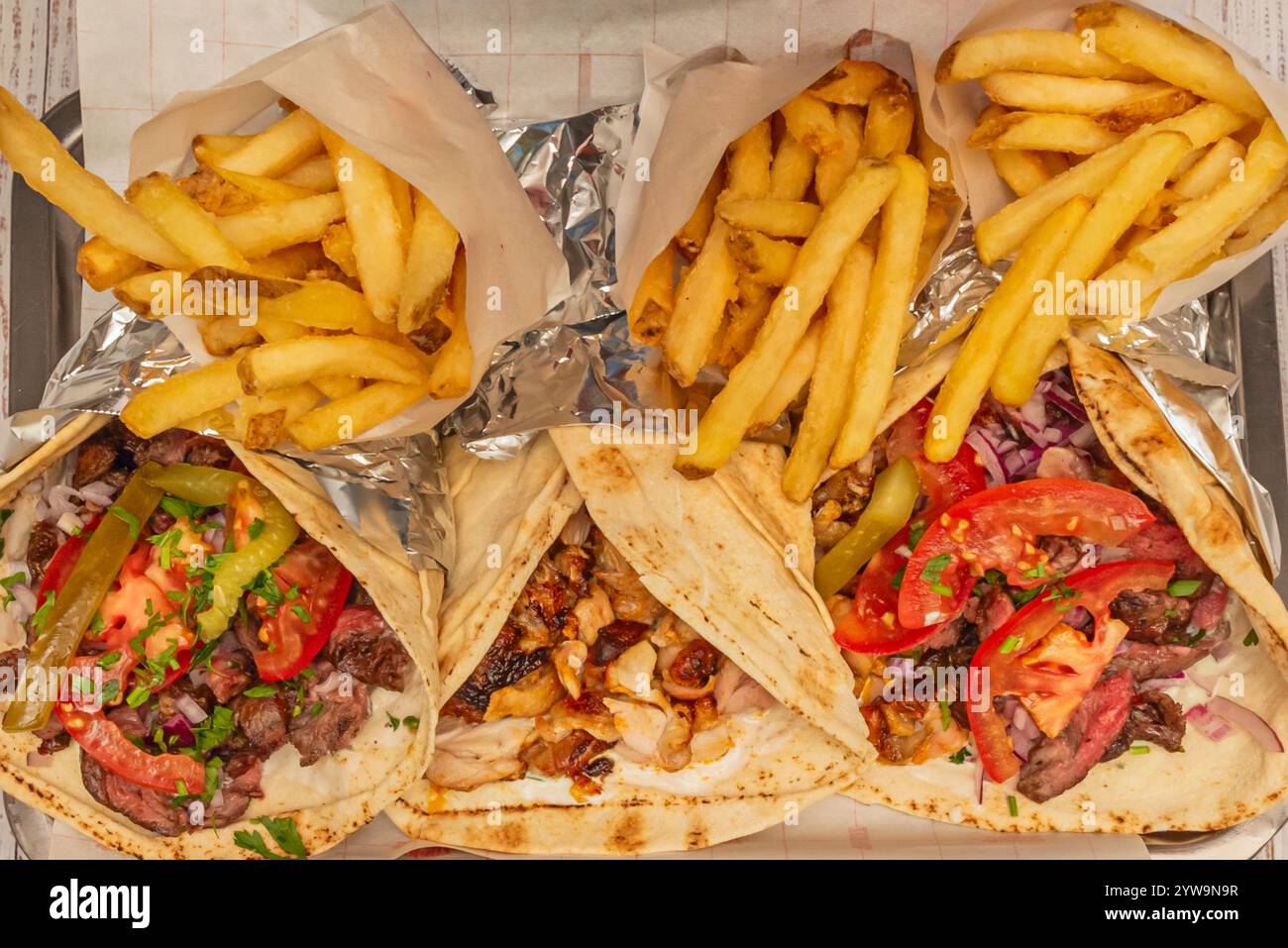 Shawarma is a very popular street food in the world, especially in the ...