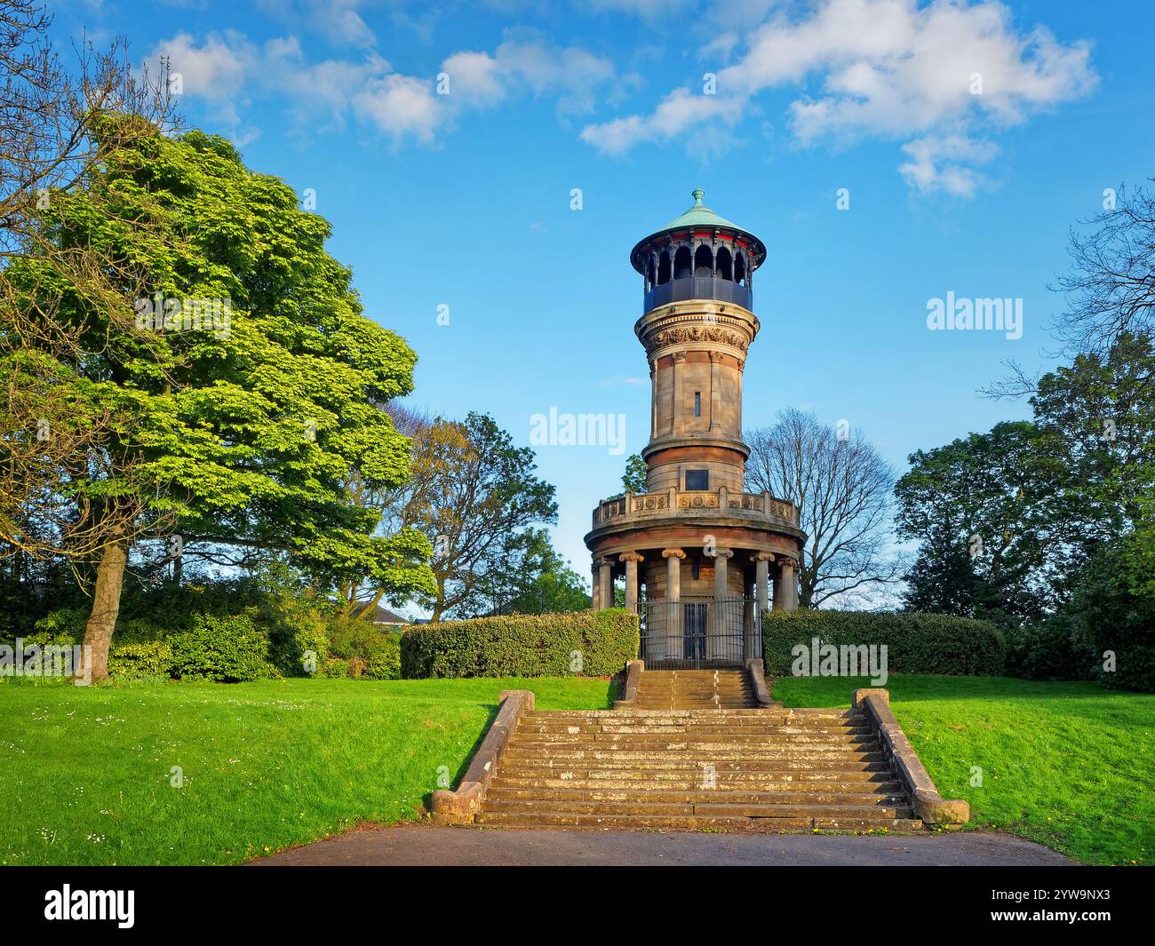 UK, South Yorkshire, Barnsley, Locke Park Tower Stock Photo - Alamy