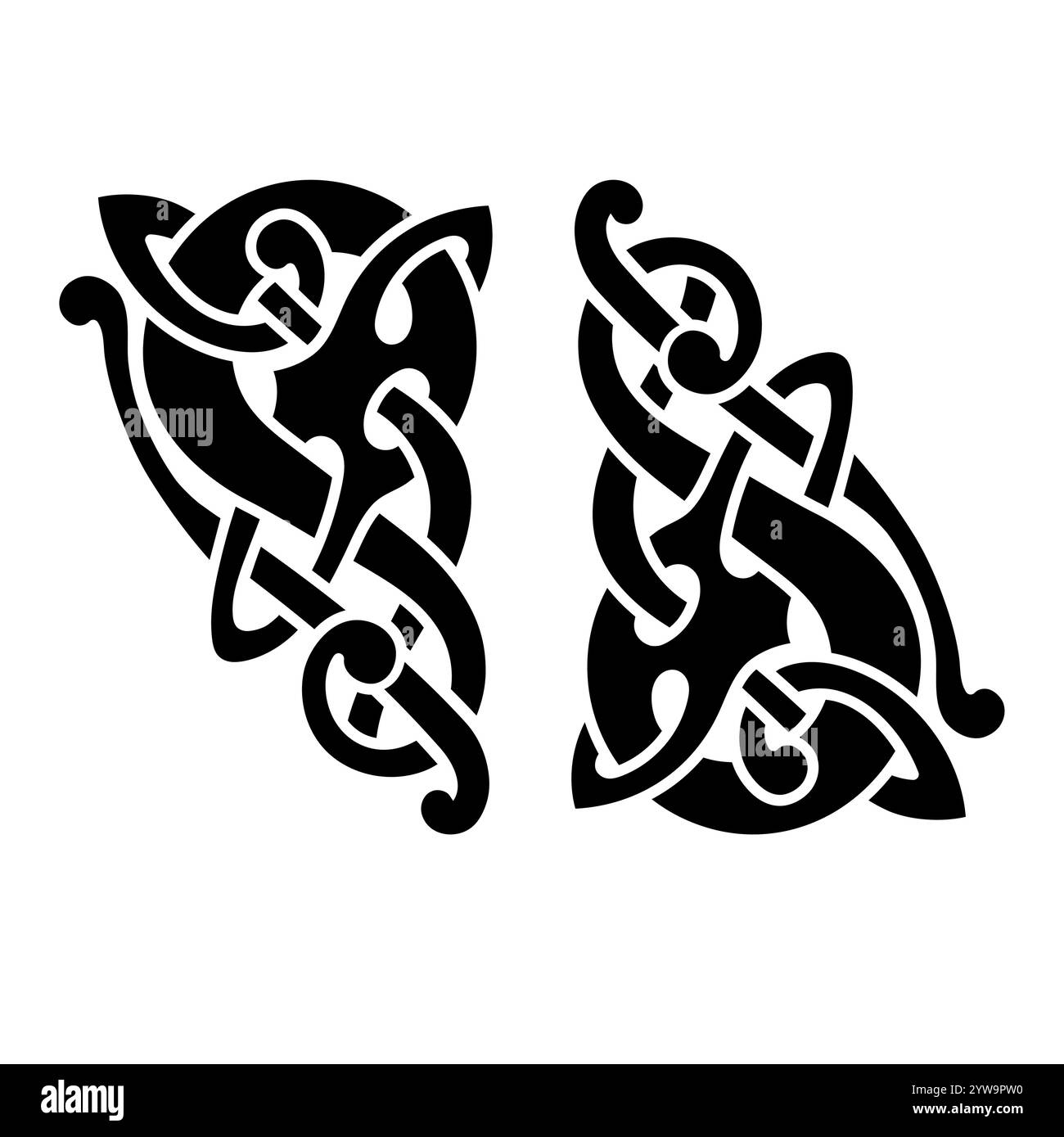 Celtic-Scandinavian design. Old Norse pattern Stock Vector Image & Art ...