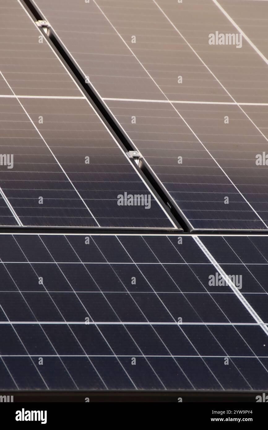Detail photograph of a solar photovoltaic panel Stock Photo - Alamy