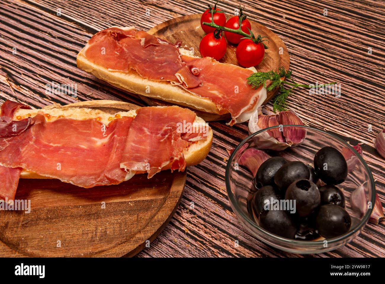 Part mediterranean traditional jamon hi-res stock photography and ...