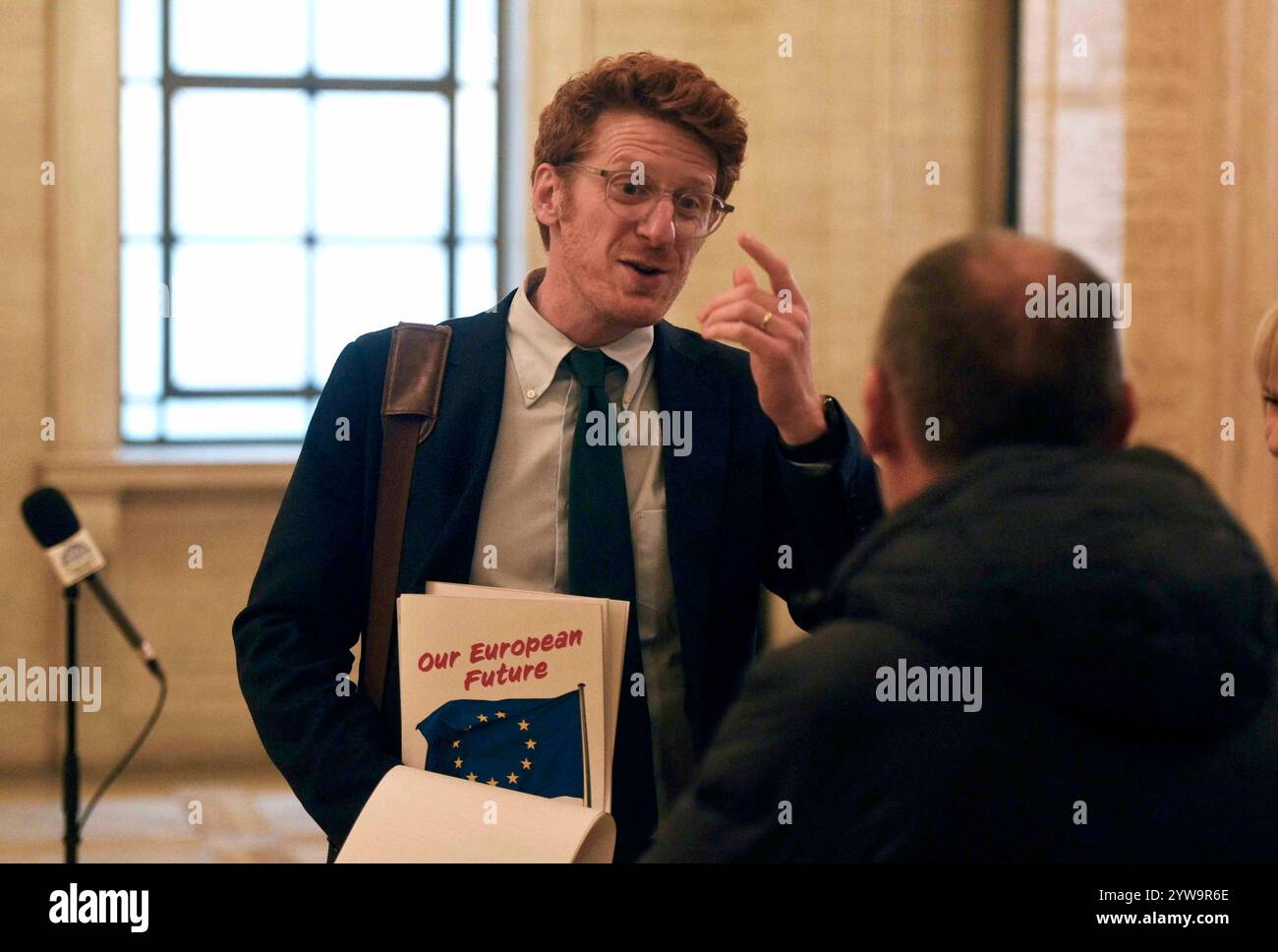 SDLP leader of the Opposition Matthew O'Toole at Stormont buildings ...