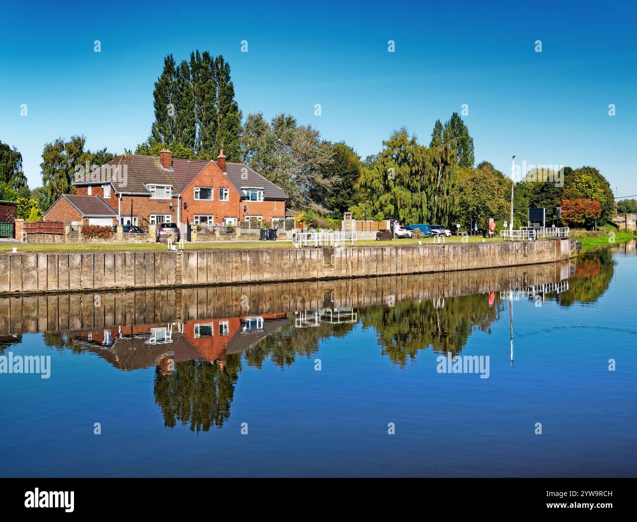 UK, West Yorkshire, Castleford, The Toll Office, Aire and Calder ...
