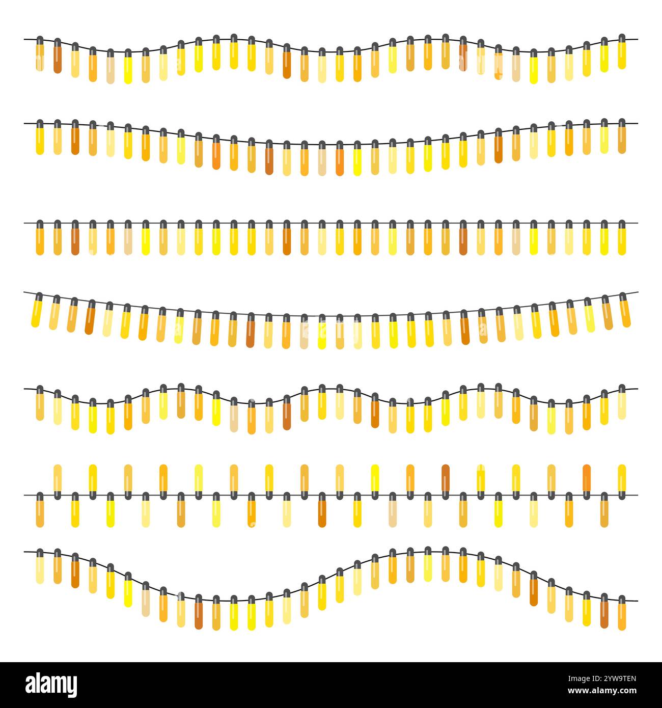 Garland light bulbs on Stock Vector Images - Alamy