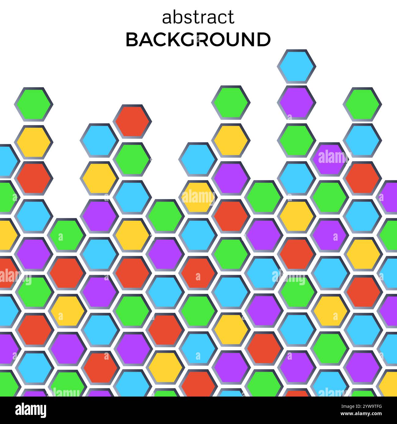 Abstract hexagonal background Stock Vector Images - Alamy