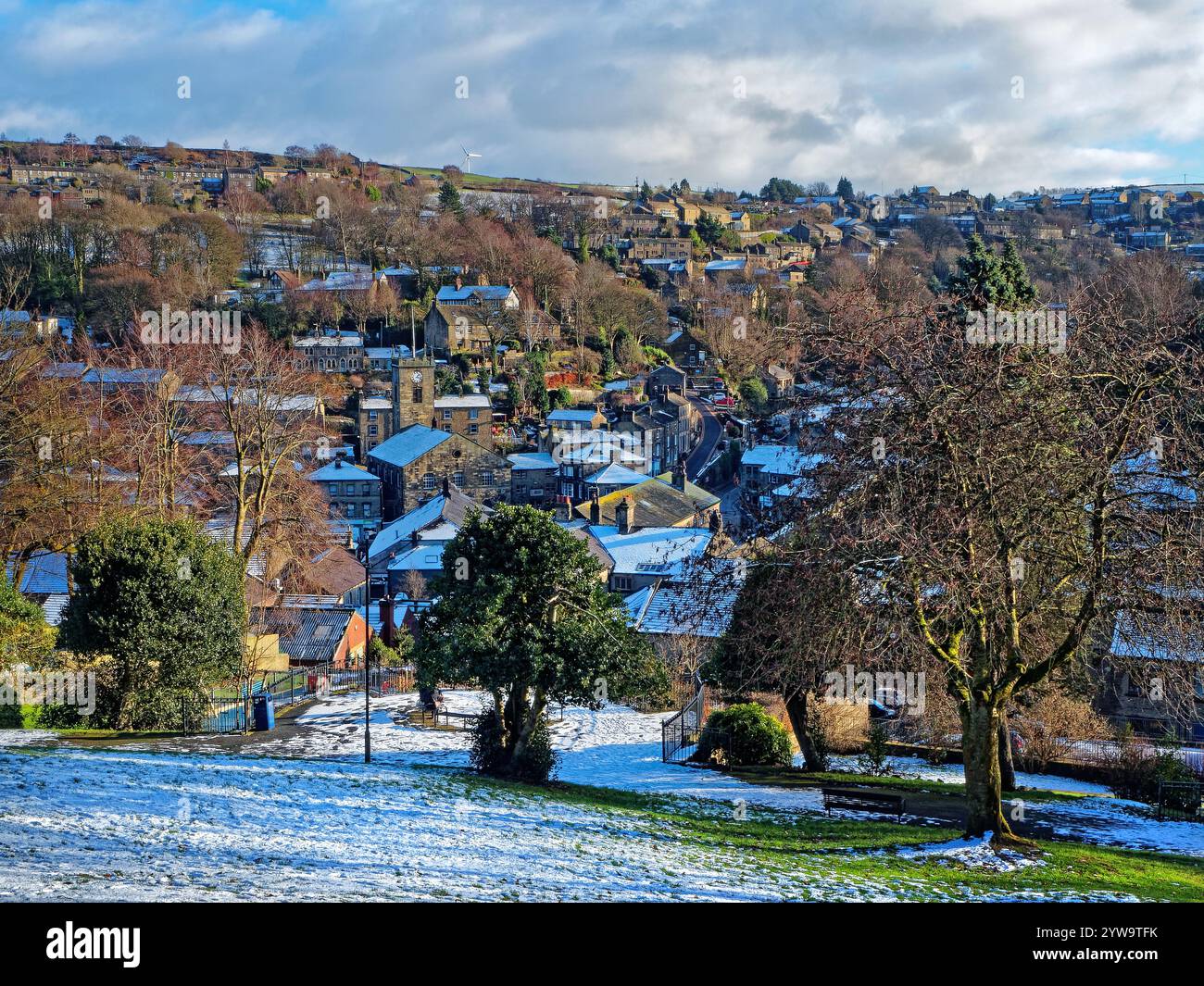 Holmfirth town centre yorkshire england hi-res stock photography and ...