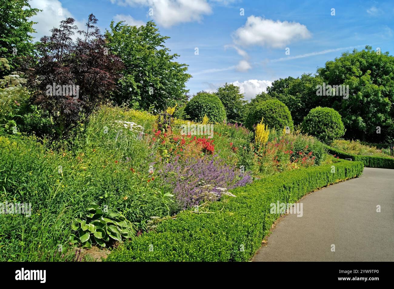 UK, West Yorkshire, Huddersfield, Greenhead Park Stock Photo - Alamy