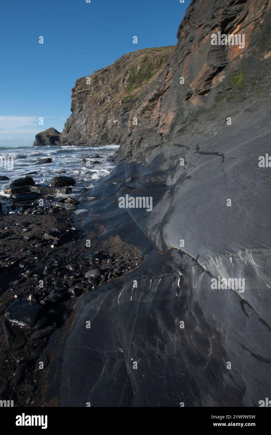 Strangles Beach the North Cornish Coast Stock Photo - Alamy