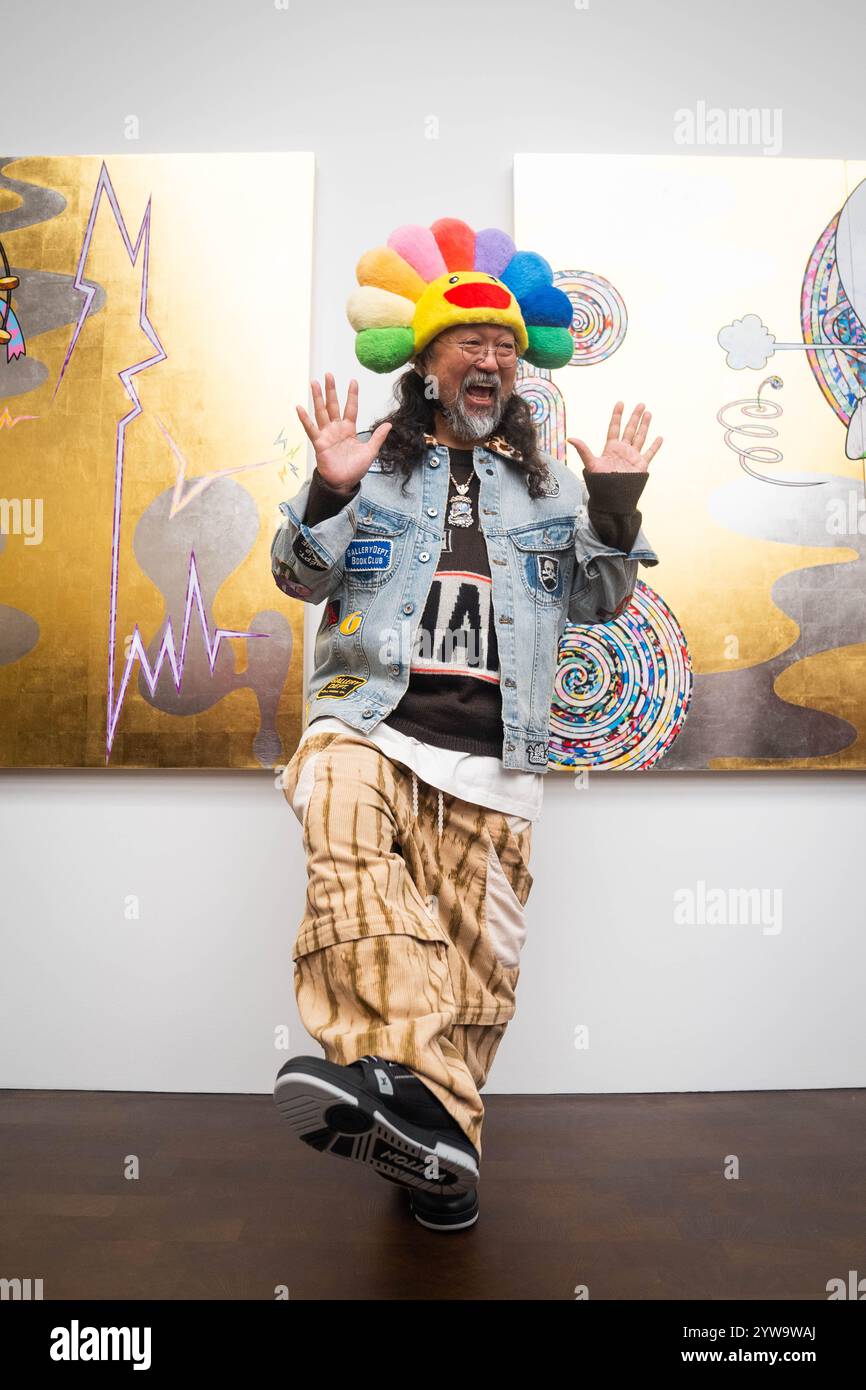 Artist Takashi Murakami during a photo call ahead of his new exhibition ...