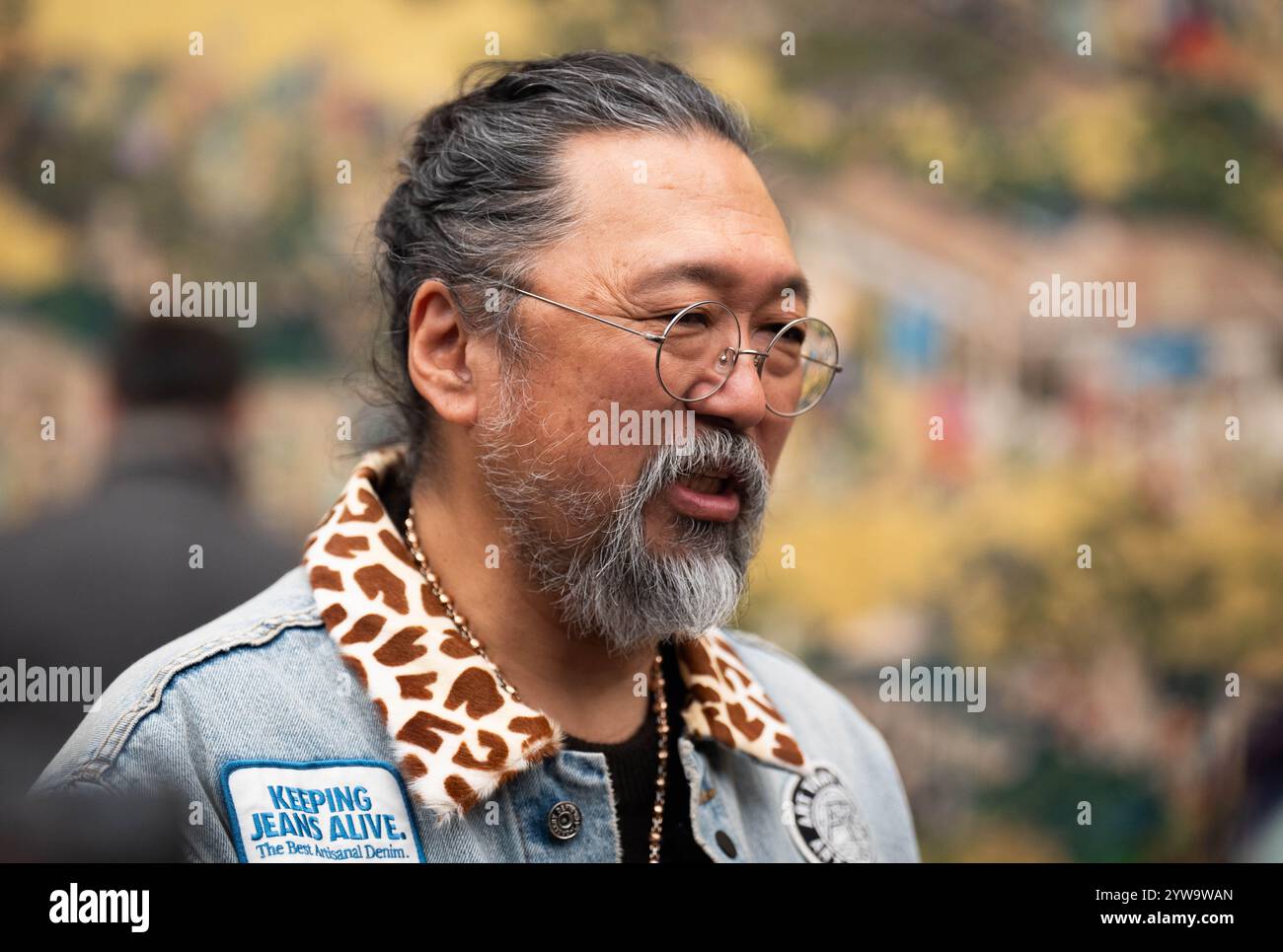 Artist Takashi Murakami during a photo call ahead of his new exhibition ...