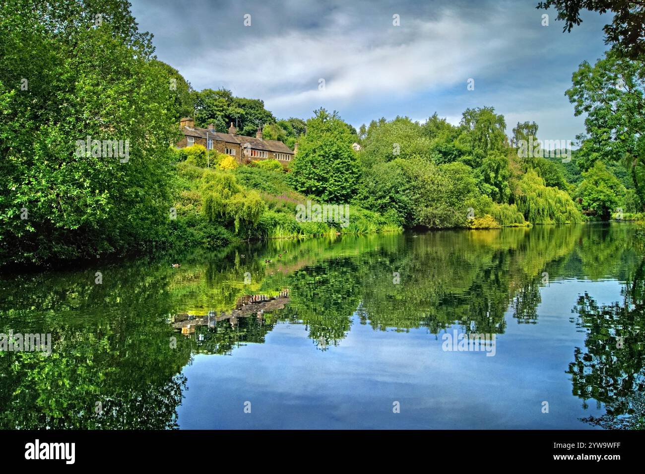 Honley village hi-res stock photography and images - Alamy