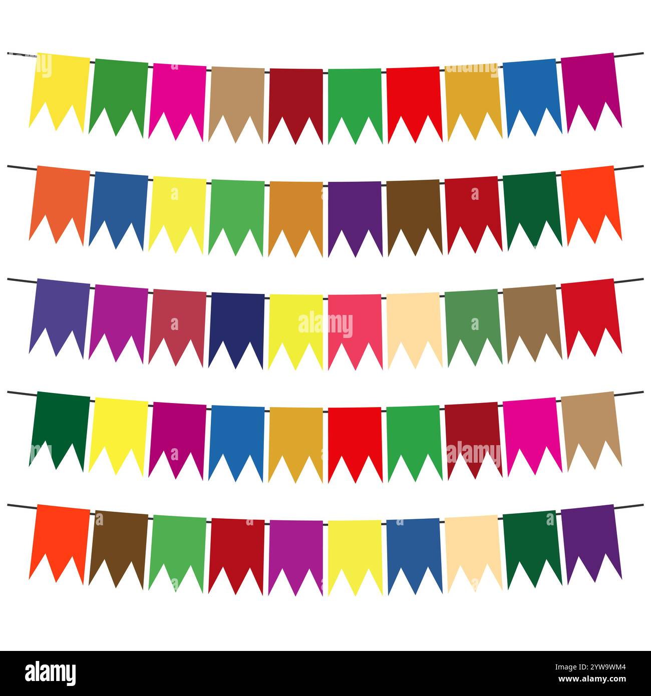 Flags celebration flying Stock Vector Images - Alamy