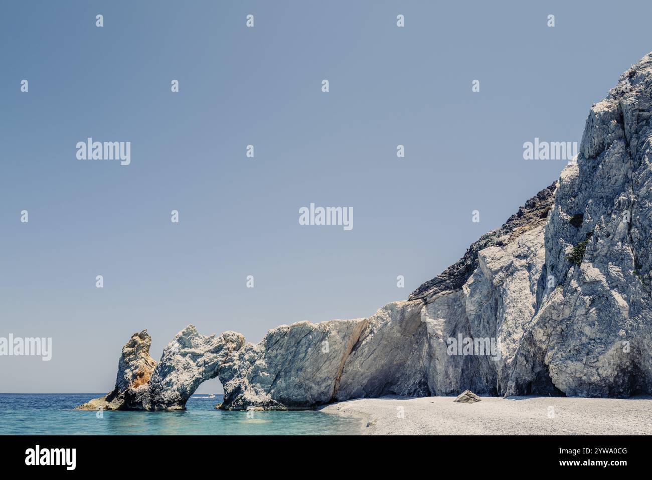 Greek island Skiathos with the beautiful beach called Lalaria, Greece ...