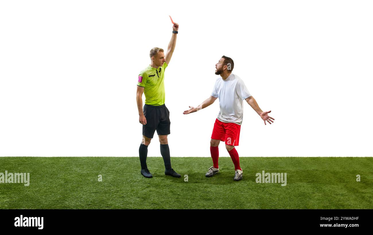 Referee raising hand hi-res stock photography and images - Alamy