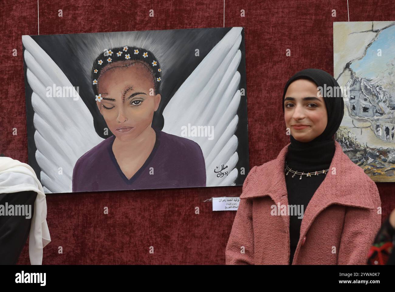 Palestinian artists share their paintings that express their opinions ...