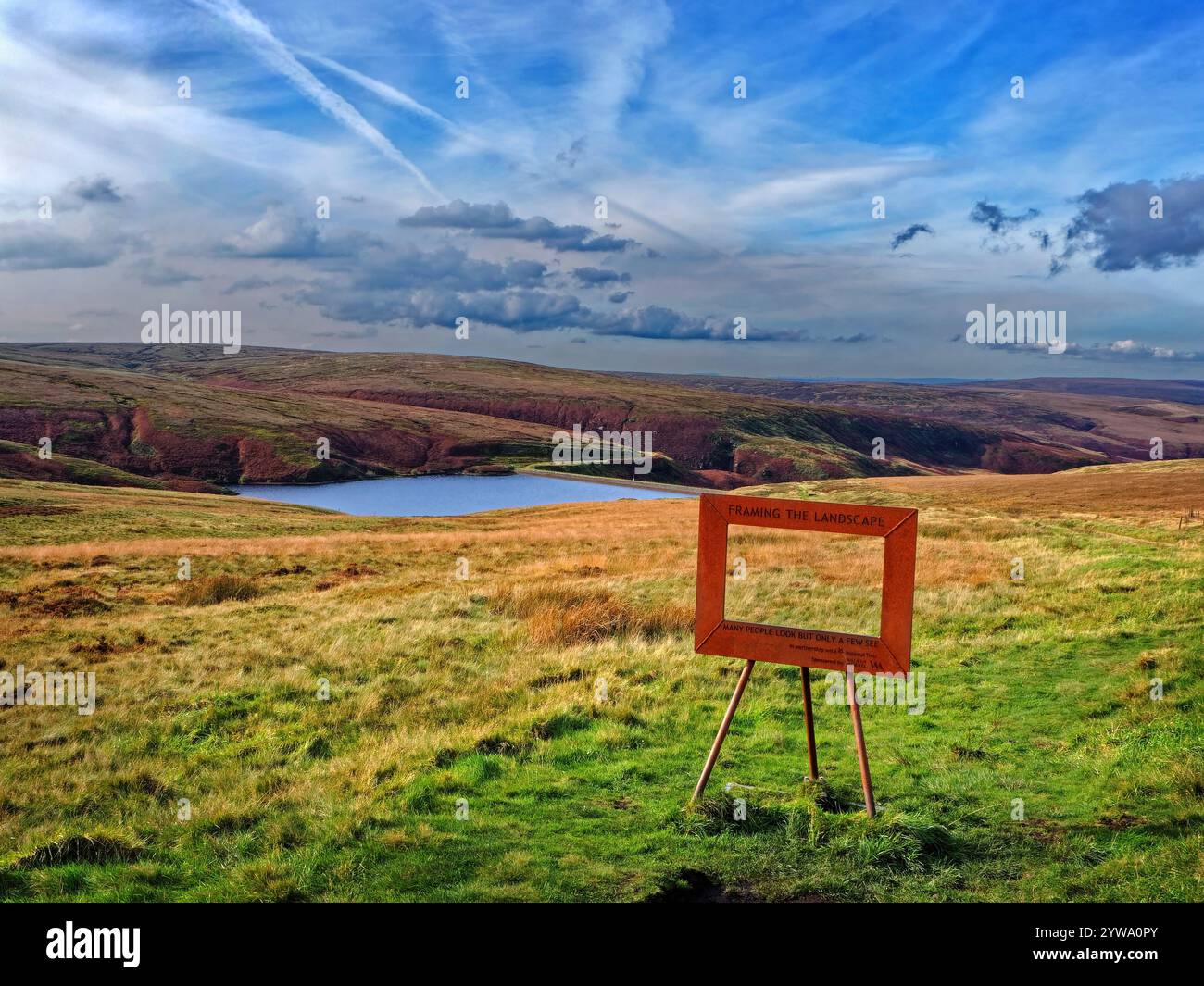 UK, West Yorkshire, Peak District, Framing the Landscape Art ...