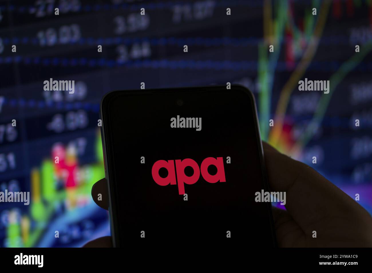 always powering ahead (APA) logo on smartphone Stock Photo - Alamy