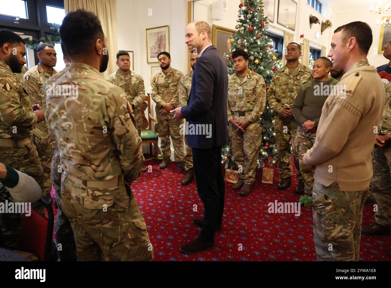 The Prince of Wales, Colonel-in-Chief, 1st Battalion Mercian Regiment ...