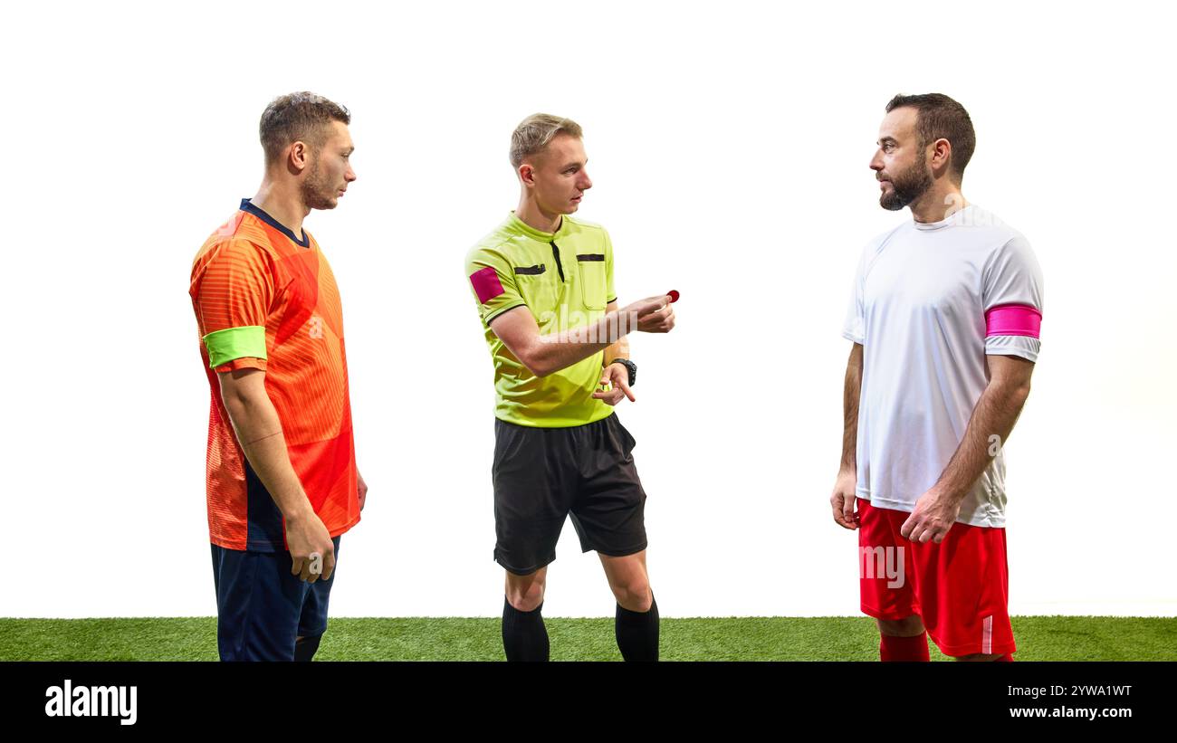 Football orange card hi-res stock photography and images - Alamy