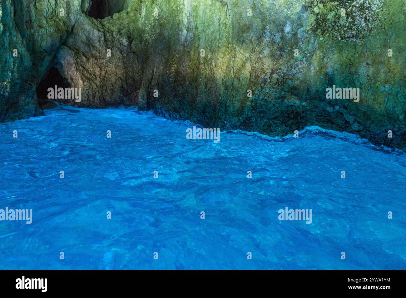 Blue Caves, Greece, Zakynthos, Blue Caves, Greece, Europe Stock Photo ...