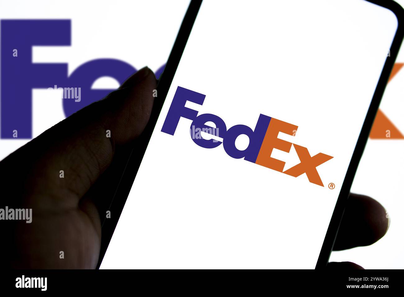 Fedex logo illustration hi-res stock photography and images - Alamy