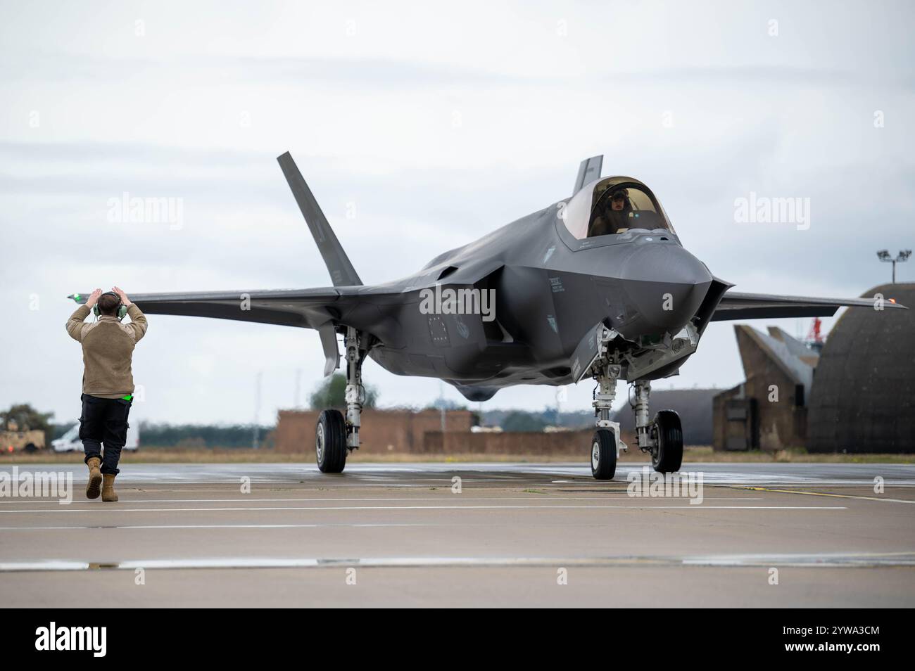 U.S. Air Force Senior Airman Thomas Clewell, 495th Fighter Generation ...